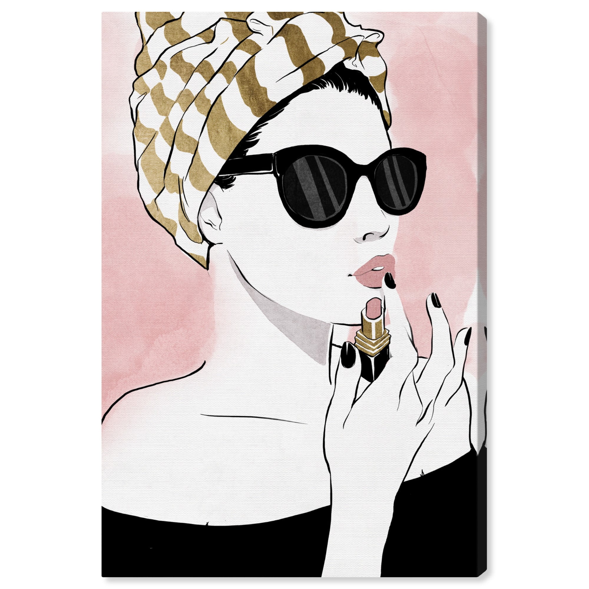 Wynwood Studio 'All Glammed Up Night Foil' Fashion and Glam Wall Art ...