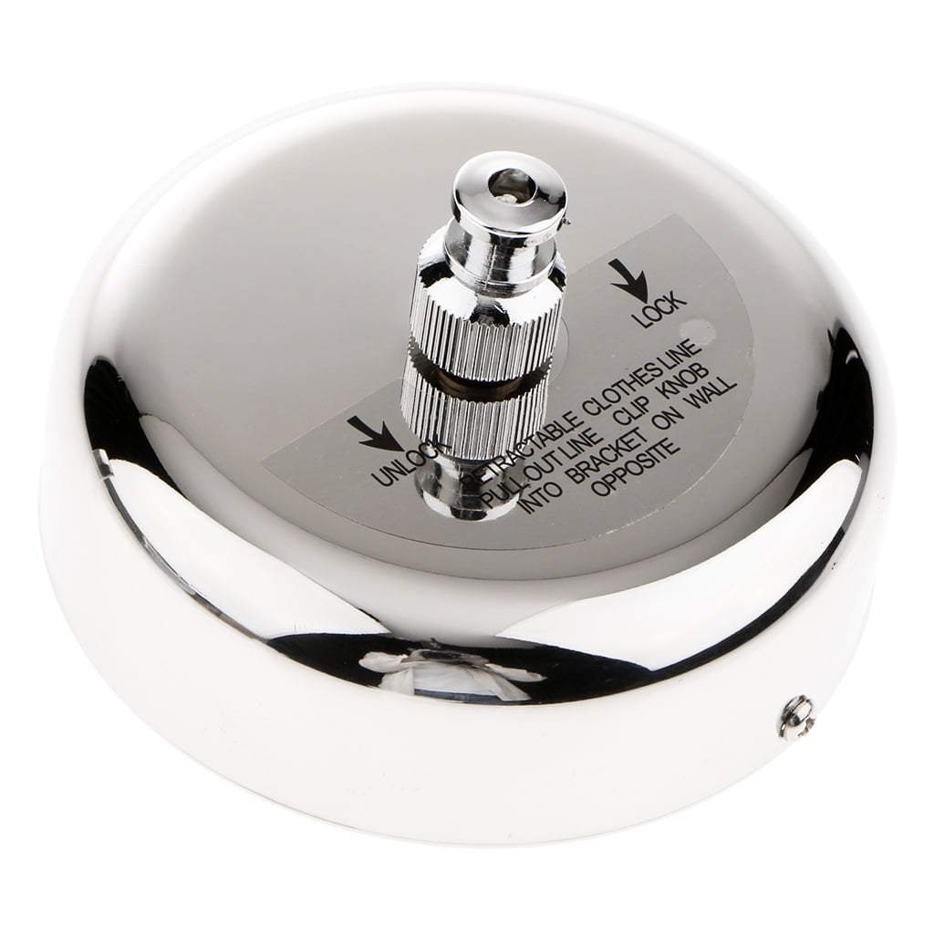 Wall Mount Rope Clothes Rack Drying Wire Retractable - Walmart.com