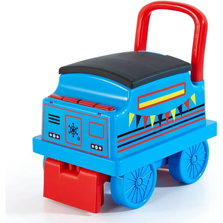3-in-1 Ride On Train with 16pcs Curved Tracks, 6V Electric Ride On Toy ...