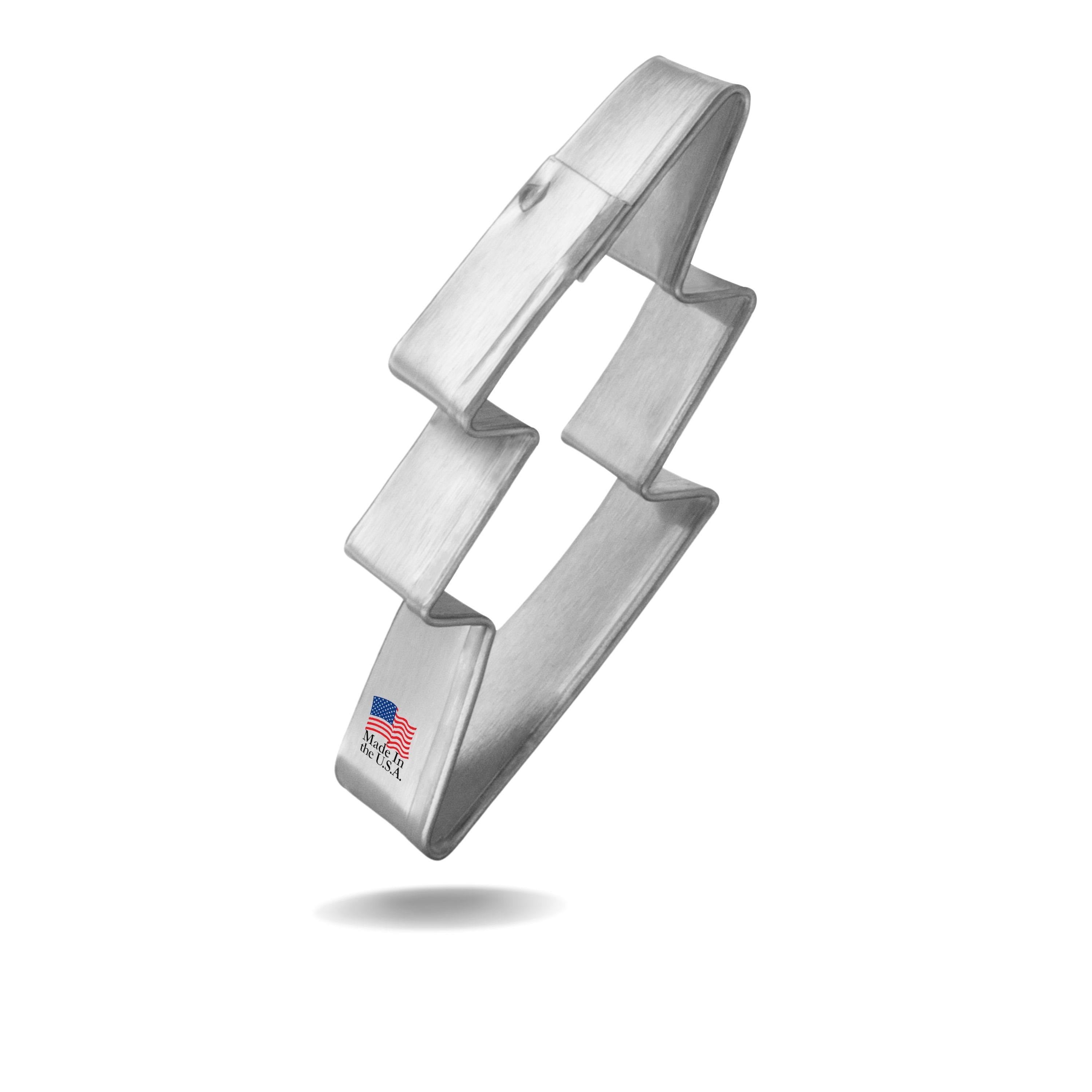 Mini Lightning Bolt Cookie Cutter 2" – Made in the USA – Foose Cookie ...