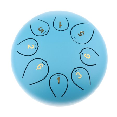 6 Inch Drum, C Key, Percussion Instrument Drum with Mallets blue ...