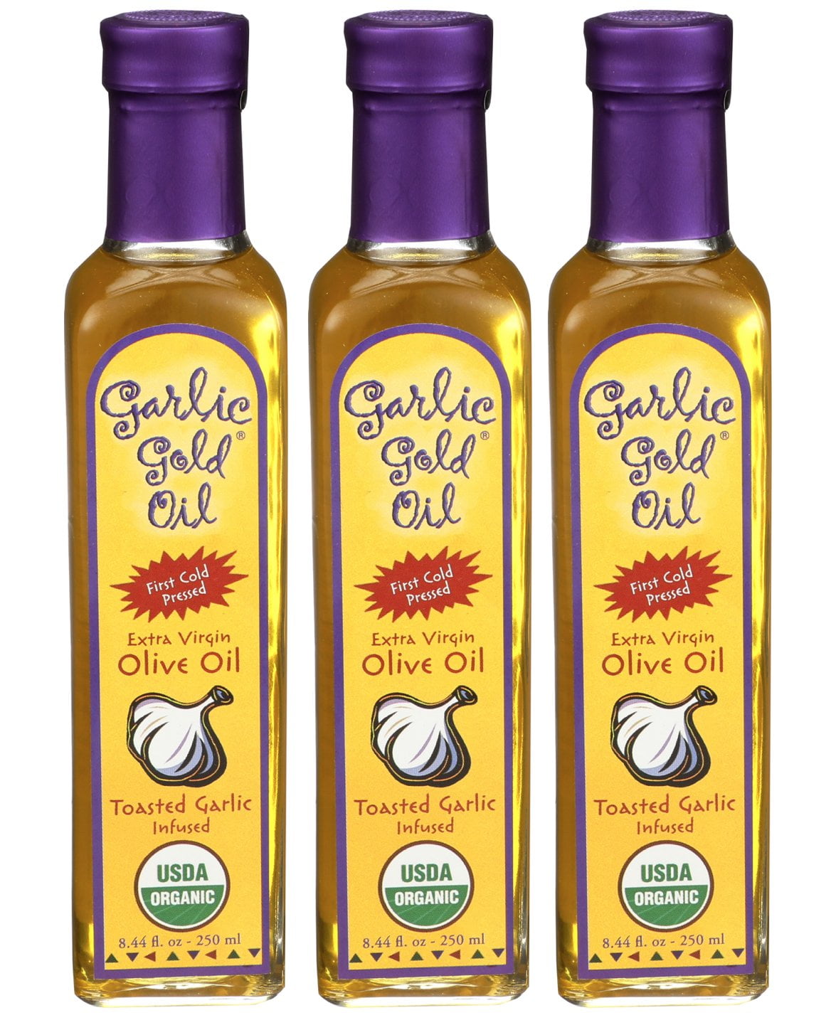 Garlic Gold Premium Certified Organic Extra Virgin Olive Oil Infused ...