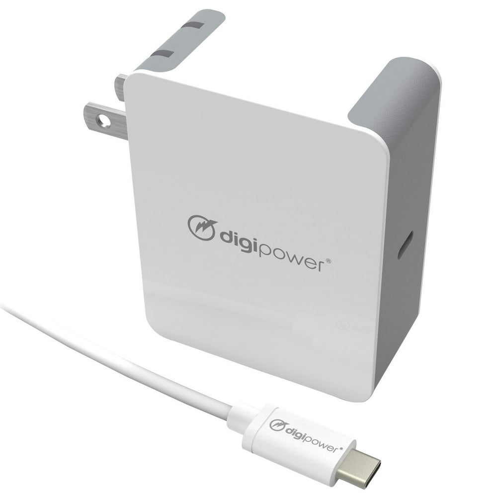 DigiPower CT-AC60 60W USB C Laptop Charger - Walmart.com - Walmart.com