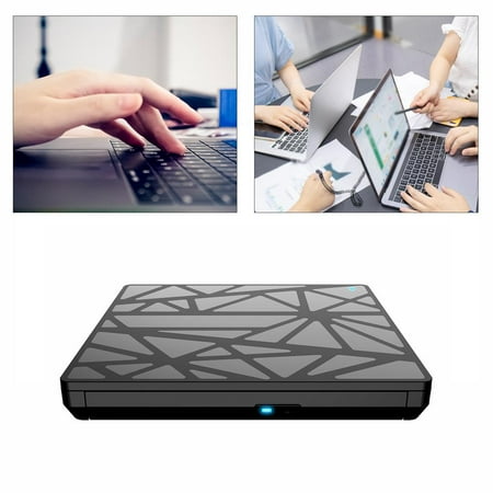 DVD Recorder USB 3.0 Type-C External DVD Speed Desktop PC PVC CD Drive ...