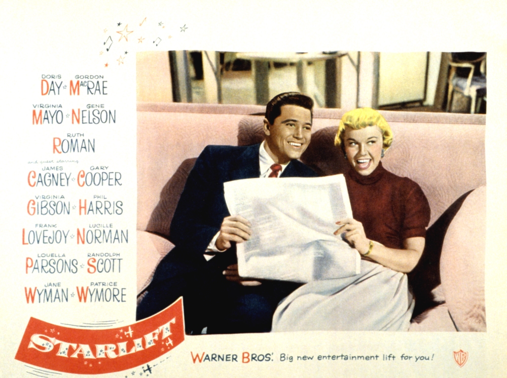 Starlift From Left: Gordon Macrae Doris Day 1951 Movie Poster ...