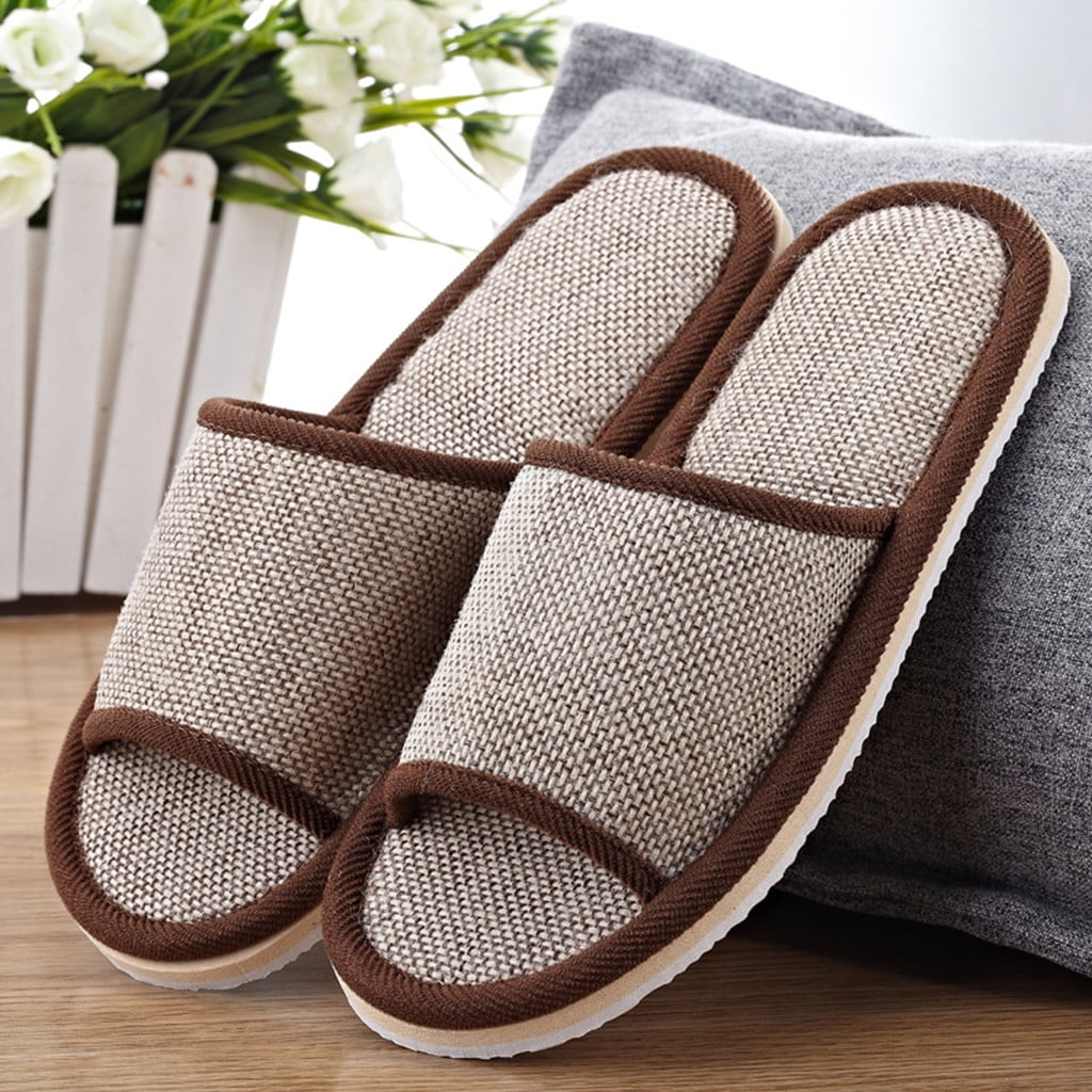 Click here for Mikilon Womens Mens Couples Casual Home Slippers I... prices