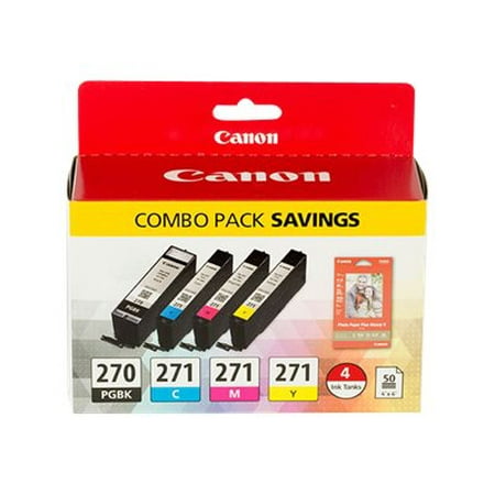 Canon PGI-270/CLI-271 Combo Pack - 4-pack - yellow, cyan, magenta ...