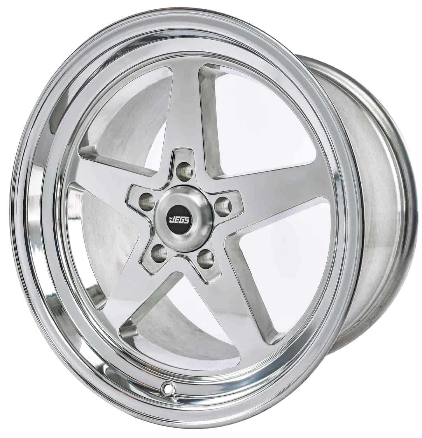 JEGS 681294 SSR Star Wheel Size: 17 x 10 Bolt Pattern: 5 x 4.50 Back ...