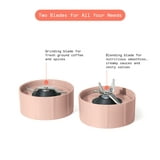 Beautiful Personal Blender Set with 12 Pieces, 240 W, Rose by Drew ...