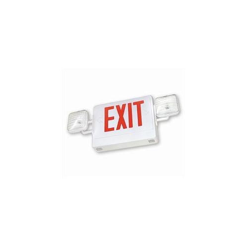 Wesco XT-C-RCU2GWRC Remote Capable LED Exit Sign Incandescent Emergency ...