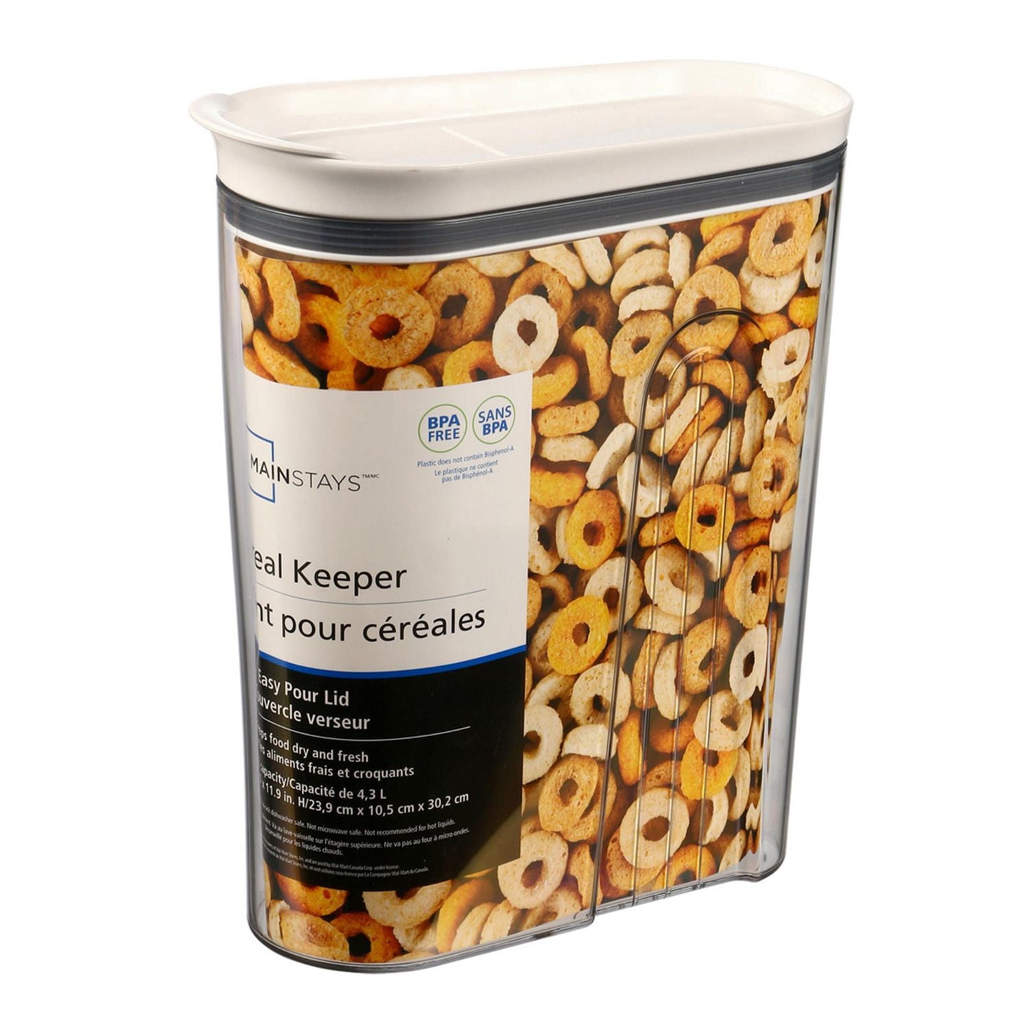 Click here for Mainstays Cereal Keeper  4.3 L prices