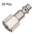 25pcs Industrial Air Plug 1/4" NPT Female High Flow Quick Connect Air ...
