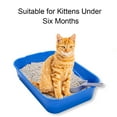 Indoor Kitty Litter Box Starter Kit Small Pan Mat Scoop And Bowl
