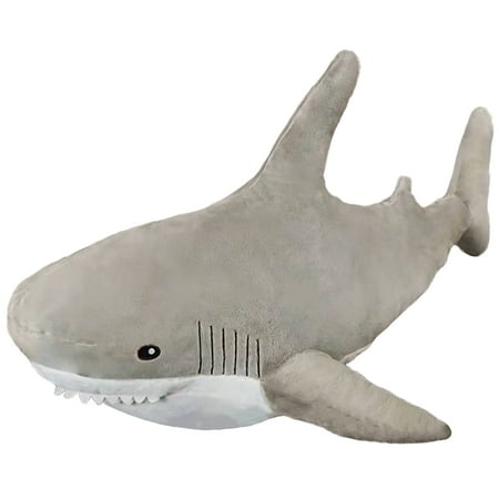 29.5 Inch XXL Giant Shark Stuffed Animal, Big Shark Plush Pillows, Soft ...
