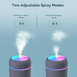 AWLYLNLL Colorful Cool Mini Humidifier, USB Personal Desktop Humidifier ...