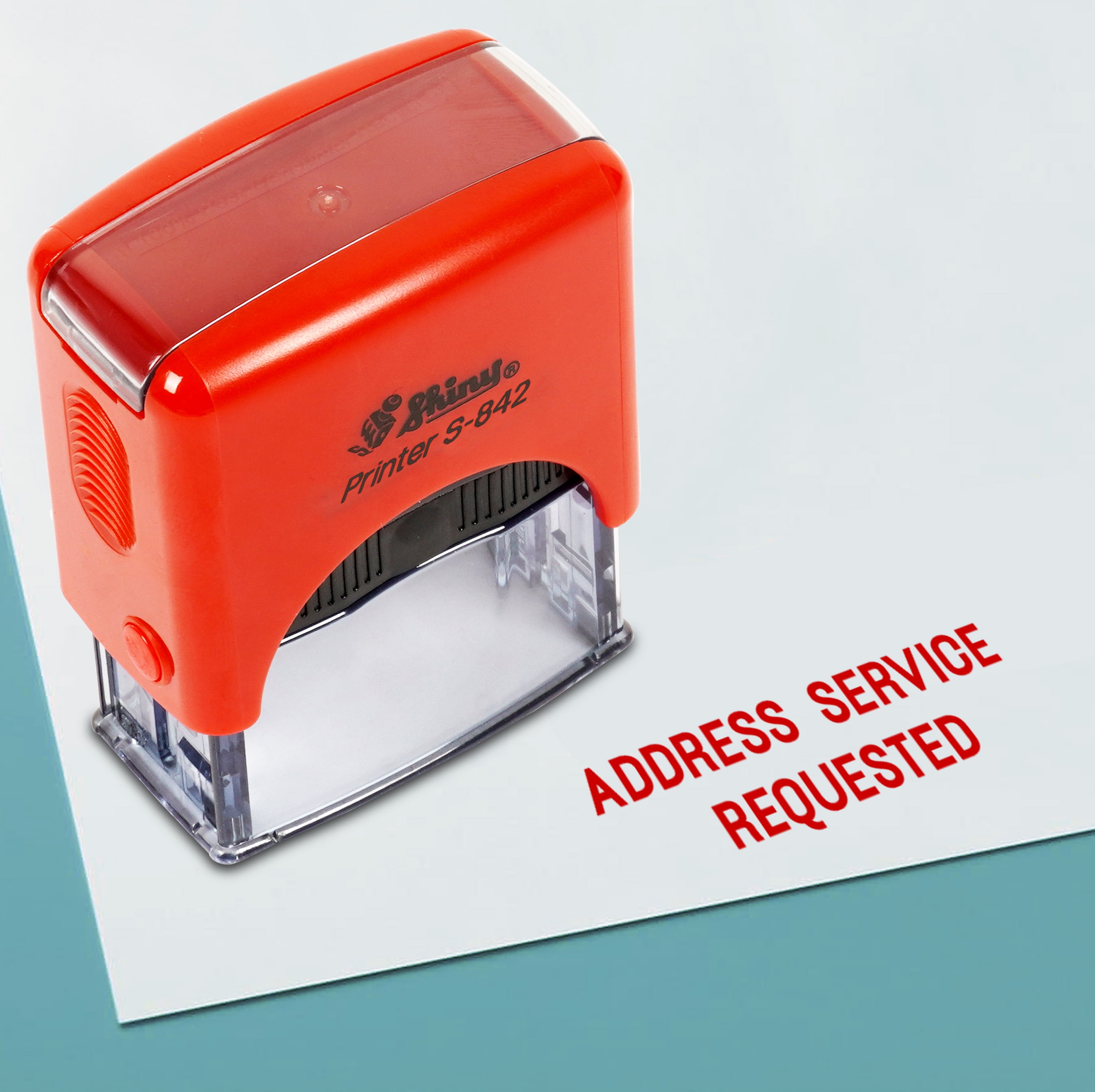 Printtoo Address Service Requested Self Inking Rubber Stamp Pre,Inked ...