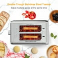 WHALL 2 Slice Toaster - Stainless Steel Toaster with Wide Slot, 6 Shade ...