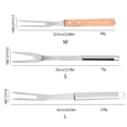 13 Inch Stainless Steel Carving Fork, Barbecue Cooking Fork BBQ Fork ...