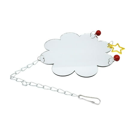 Chicken Mirror Toys with Bells Chicken Coop Toy Chicken Mirror for Hens ...