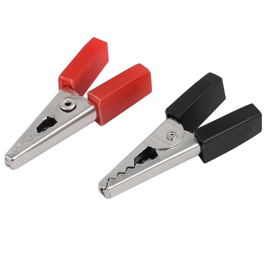 Unique Bargains 30pcs 5A Metal Test Insulated Boot Alligator Clip Red ...
