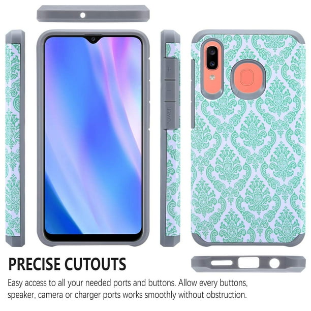 Samsung Galaxy A50 Case, STARSHOP Drop Protection Dual Layers Phone ...