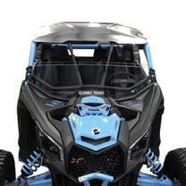 Clearly Tough Kawasaki Mule Pro MX Half Windshield - Scratch Resistant ...
