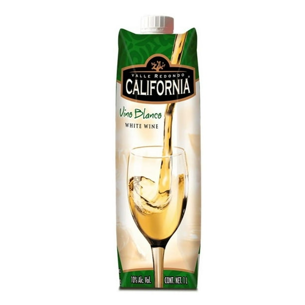 Pack de 12 Vino Blanco California Tetrapack de 1l California Tetrapack ...