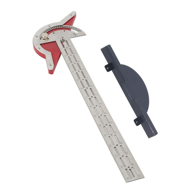 Woodworkers Edge Ruler,Edge Rule Protractor Aluminum Angle Measurement ...