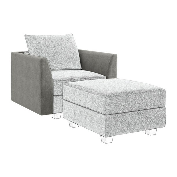HONBAY Side Armrest Module for Modular Sofa, Pair of Armrests for ...