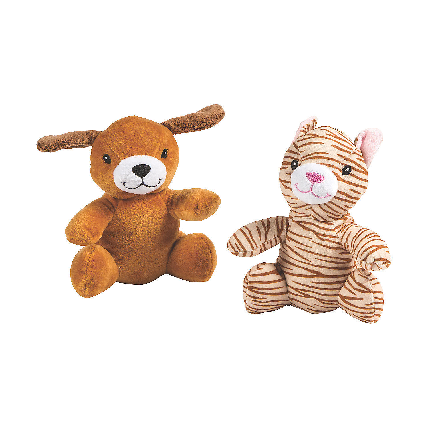 Meowing Cats Barking Dogs Sounds Plush - Toys - 6 Pieces - Walmart.com