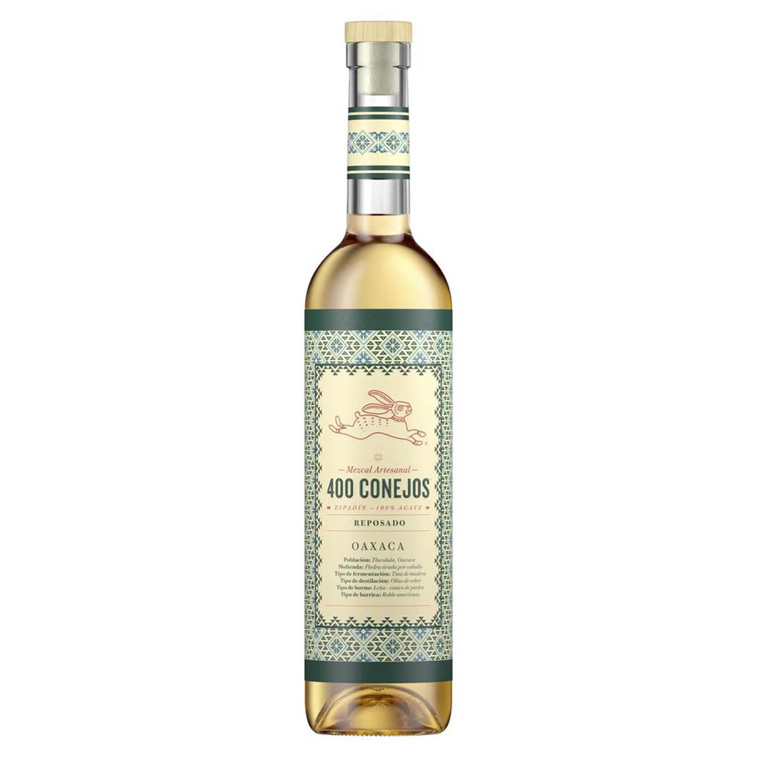 Mezcal 400 Conejos Reposado 700 ml | Walmart en línea