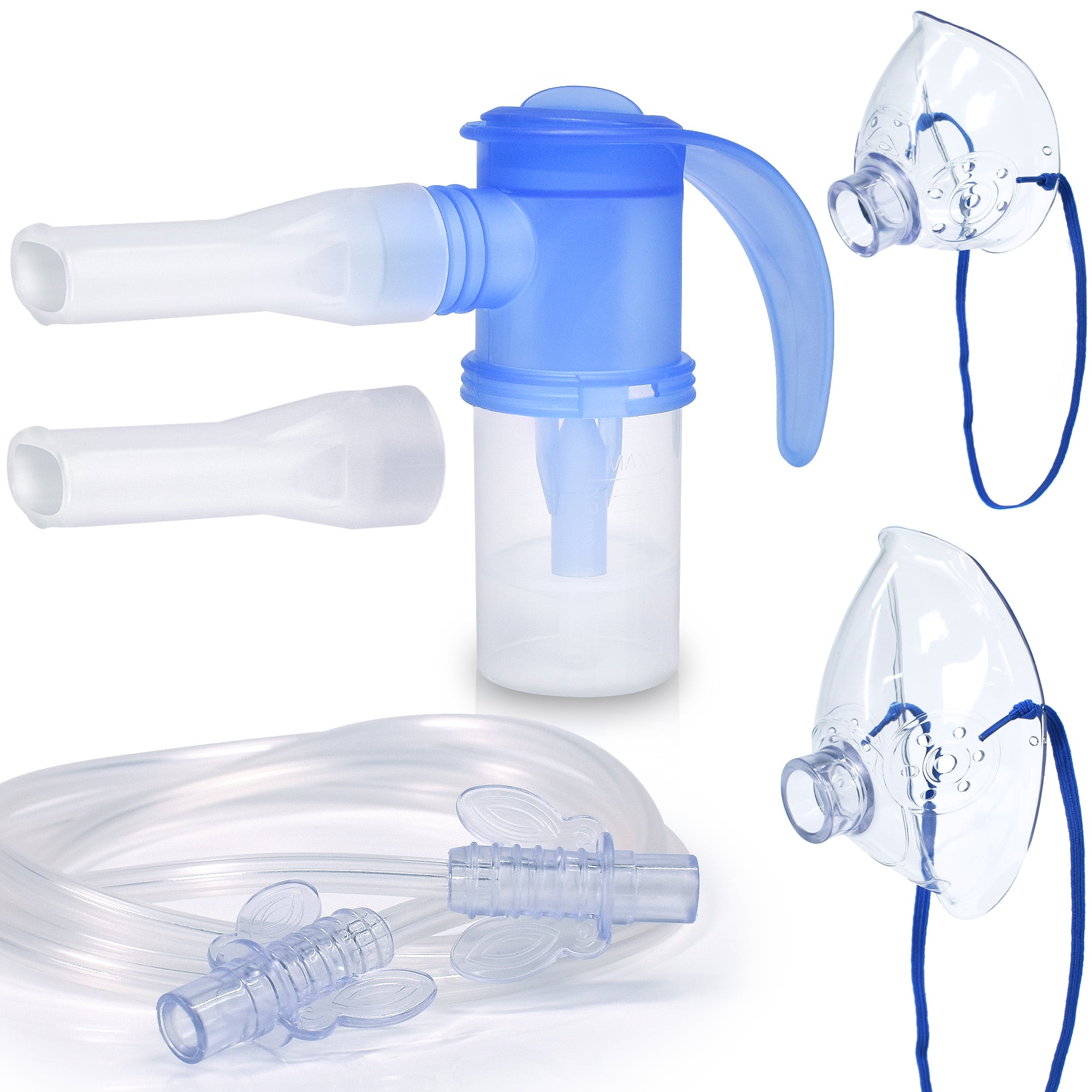 Medihealer Reusable Tubing, Masks, Mouthpiece and Cup Kit for Adult and ...