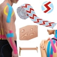 Athletic Sports Tape With Easy Tear, No Sticky Residue Elastic Bandage ...