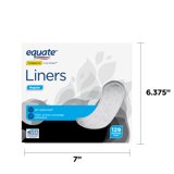 Equate Liners, Regular, Unscented, 129 Count - Walmart.com