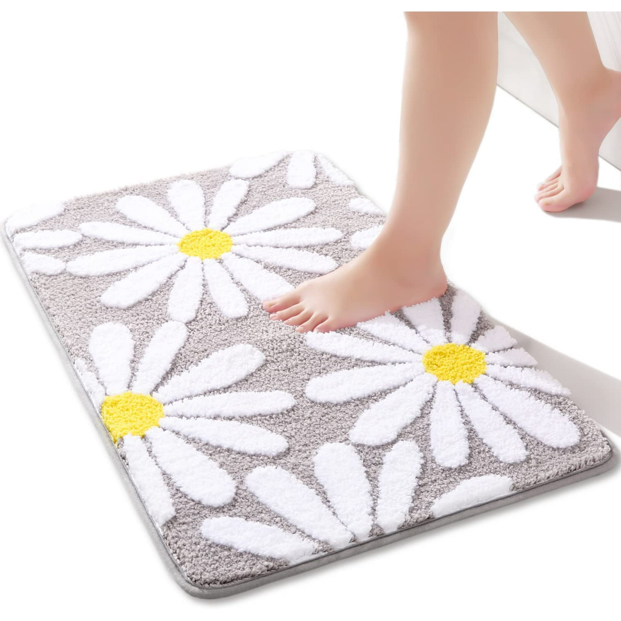 Click here for Unbranded Wjca Cute Daisy Bathroom Mat  16 × 24-In... prices