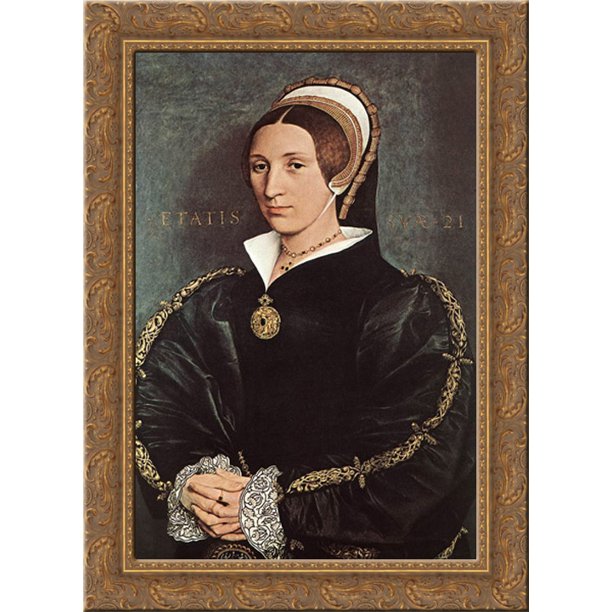 Portrait of Catherine Howard 19x24 Gold Ornate Wood Framed Canvas Art ...