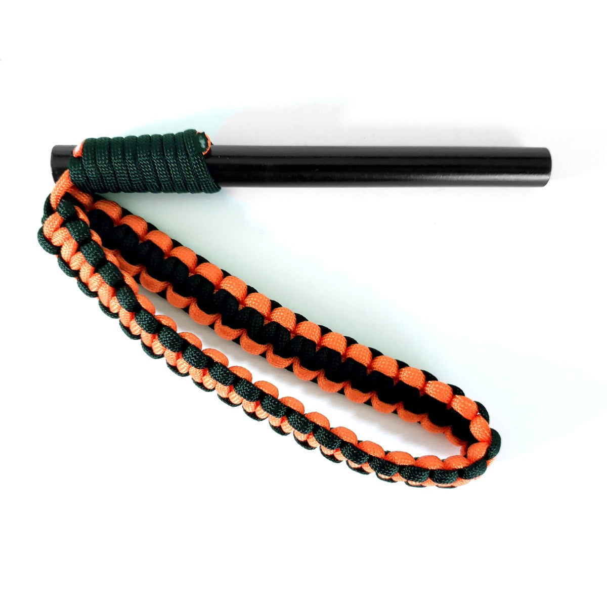 Ferro Rod Fire Starter - The BigDaddy - 5in by 1/2in with 550 Paracord ...