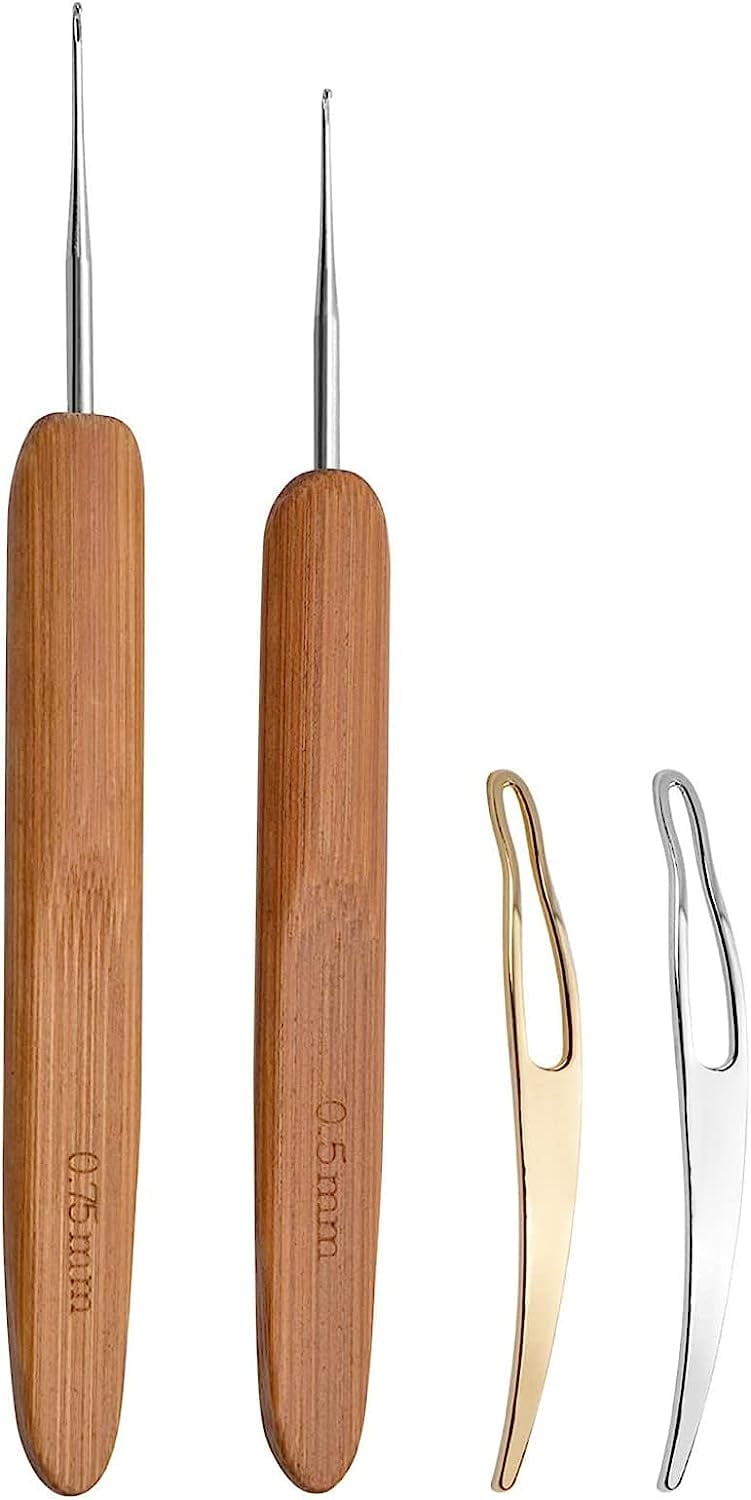 Tool,2pcs Dreadlocks Crochet Hook and 2pcs Interlocking Tools Easyloc ...