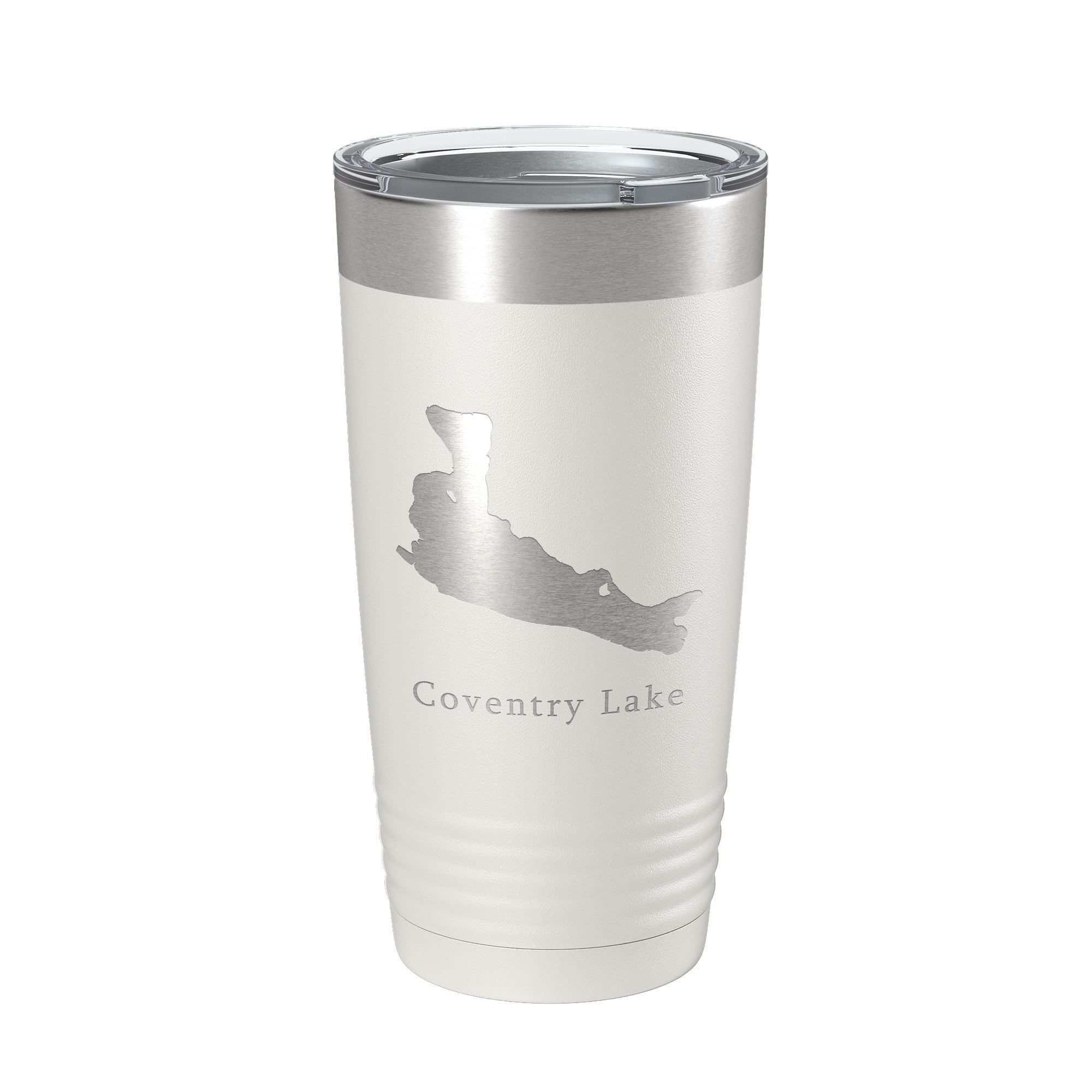 Coventry Lake Map Tumbler Travel Mug Insulated Laser Engraved Coffee ...