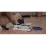 TRIXIE Kitty Enrichment Poker Box Game, Interactive Puzzle & Treat ...