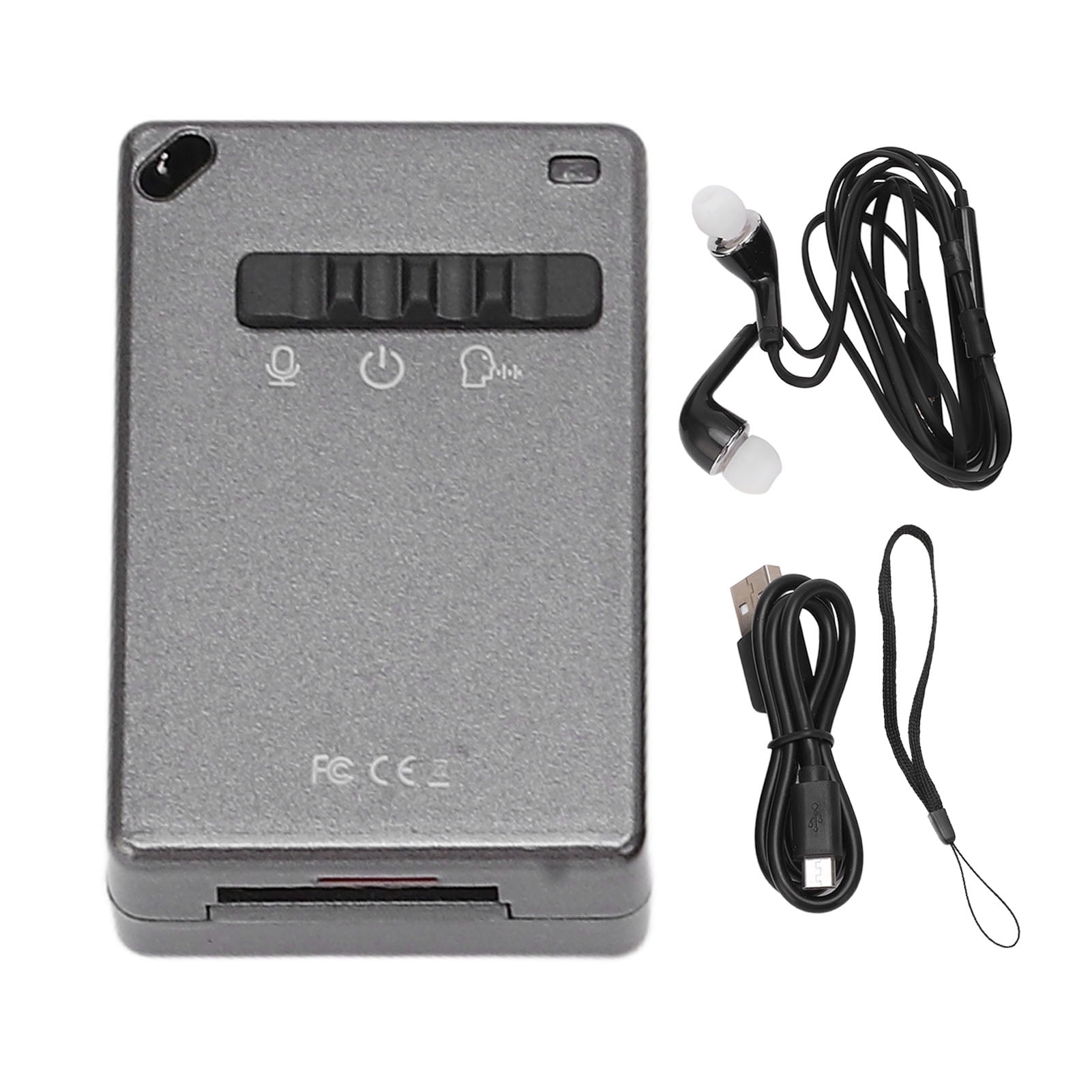 Audio Recorder, Voice Recording Device Easy Operation USB 2.0 15H ...