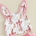 CAIVO Children Baby Summer Outfit Sets Cute Bunny Embroidered Short ...