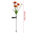 6-Head Bee & Solar Ground Stake Light, Auto Solar Power Supply, Fully ...