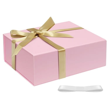 8x8x4 Magnetic Shipping Gift Boxes Set of 4, Pink Magnetic Box for ...
