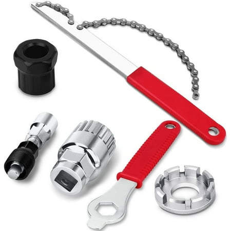 Multifunction Bike Cassette Removal Tool, Bicycle Repair Chain Whip Kit ...