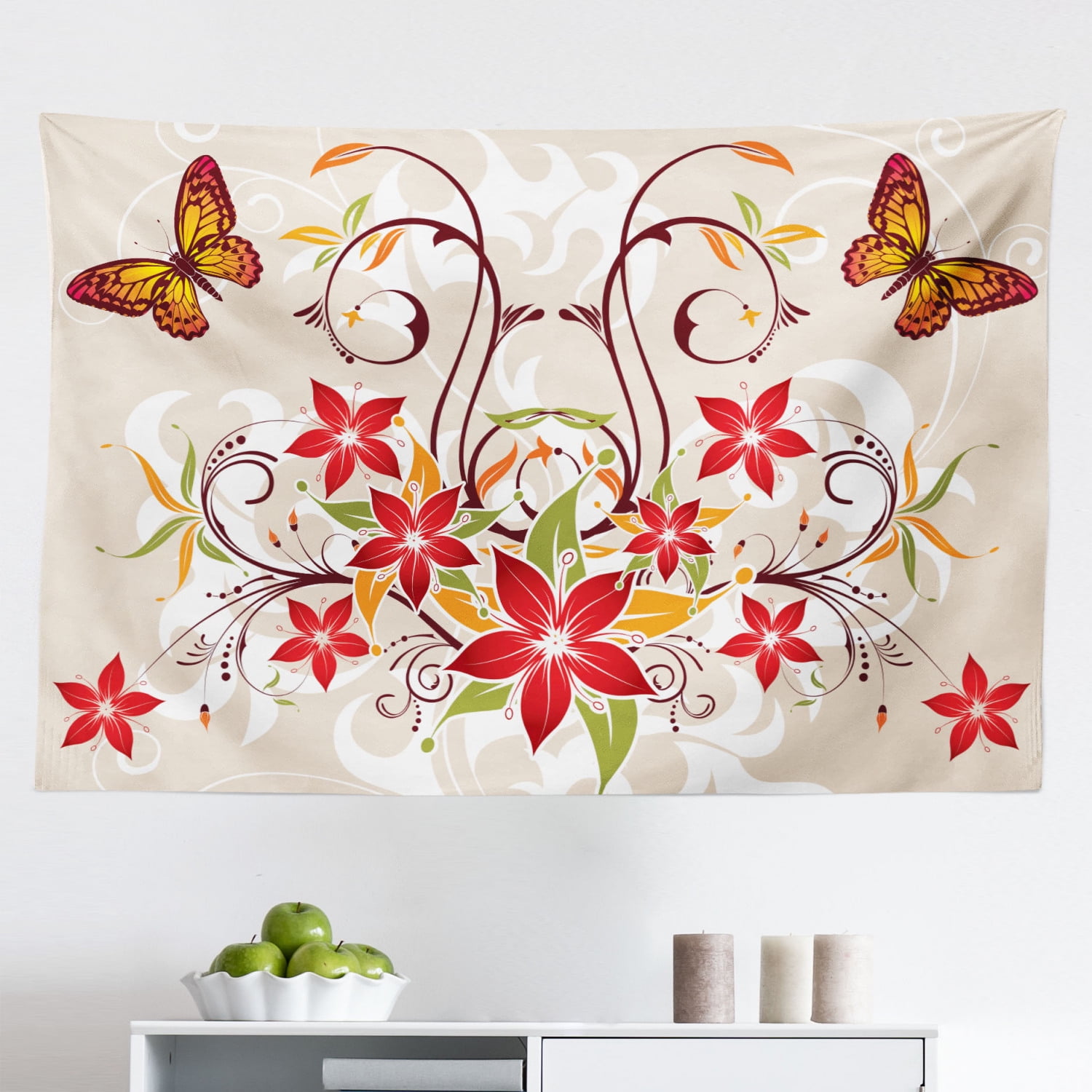 Vintage Tapestry, Classical Antique Column Roman Empire Architecture ...