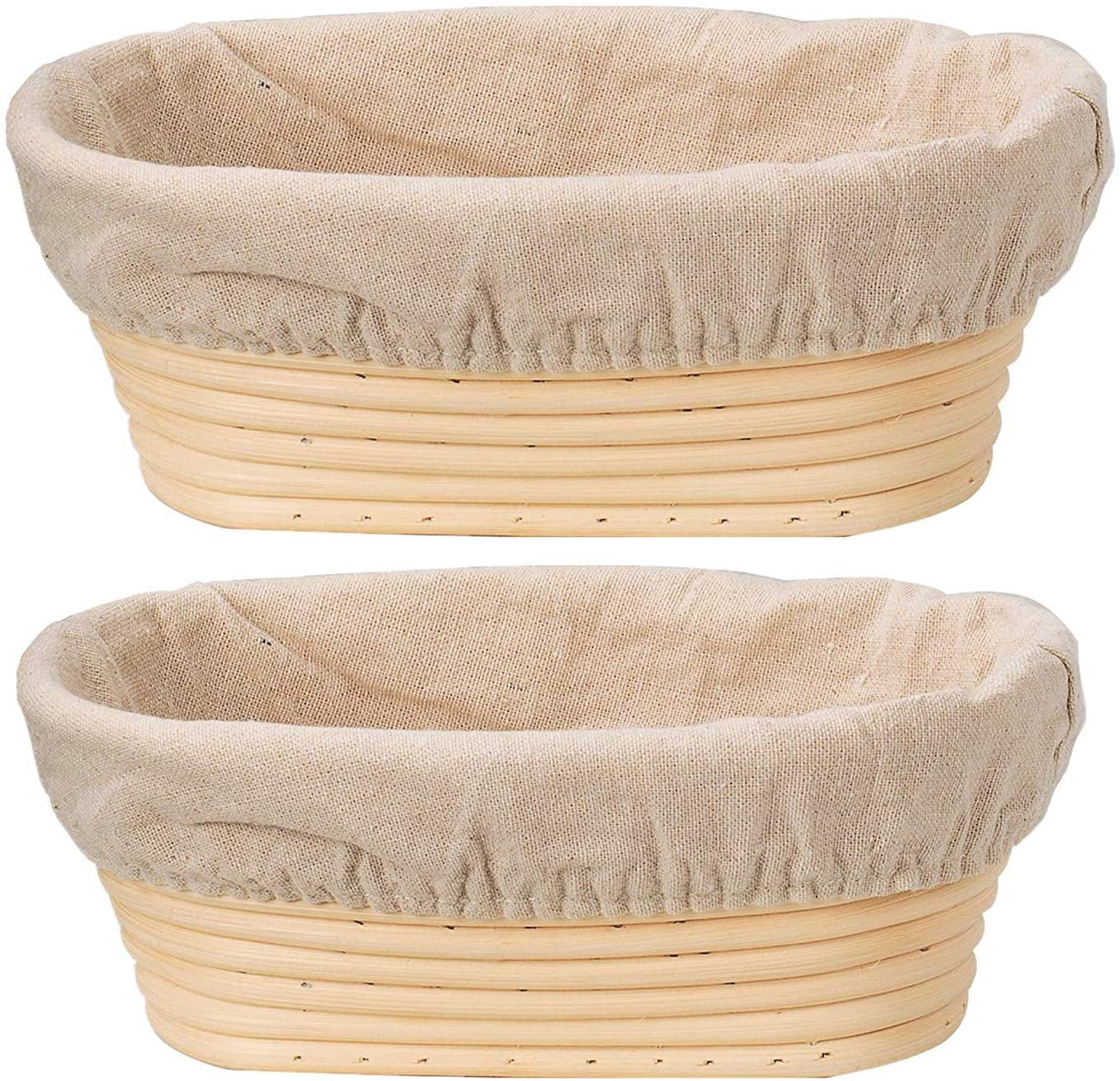 Forzero Oval Dough Banneton Brotform Dougn Rattan Bread Proofing ...