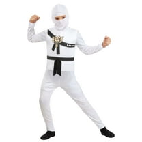 Kid's White Ninja Master Costume - Walmart.com