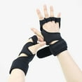 Gym Fitness Gloves Hand for Palm Protector with Wrist Wrap Support ...