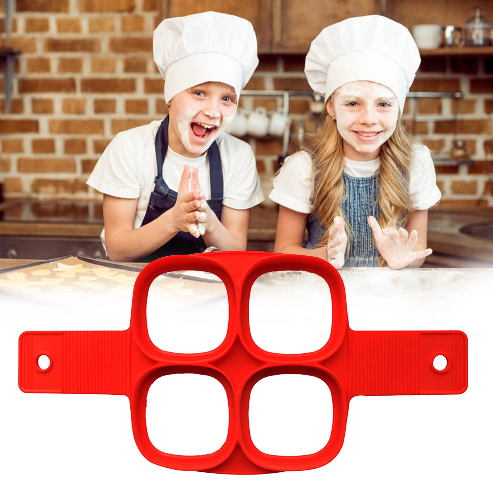 TopLLC Pancake Baking Mould Pancake Four Hole Fryerg Cake Mould ...